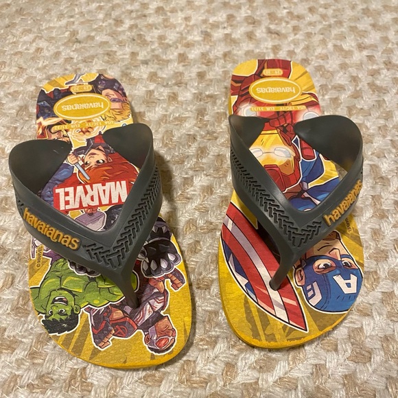 Havaianas | Shoes | Havaianas Marvel Kids Flip Flops | Poshmark